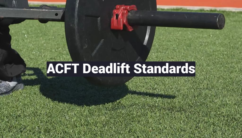 ACFT Deadlift Standards - ACFT-Calc